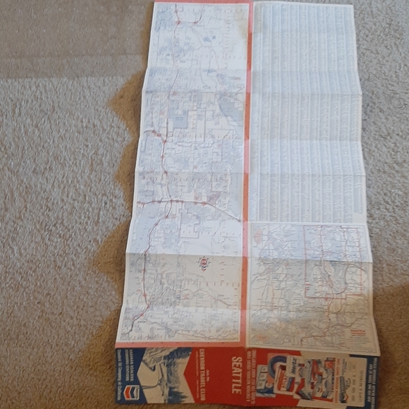 Other | Vintage 197s Maps Of Seattle | Poshmark